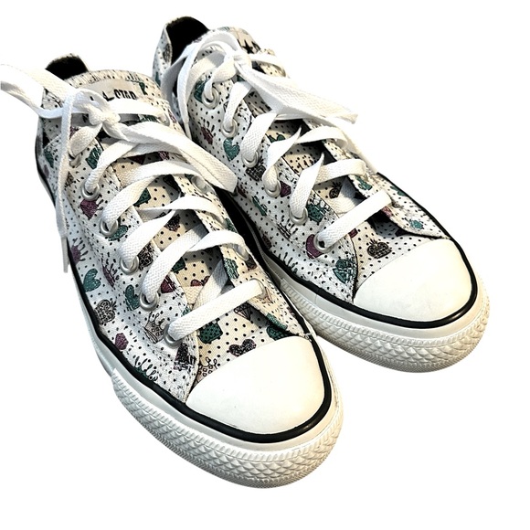 Converse | Shoes | Converse Rare Crown Diamond Glitter Heart Pattern ...